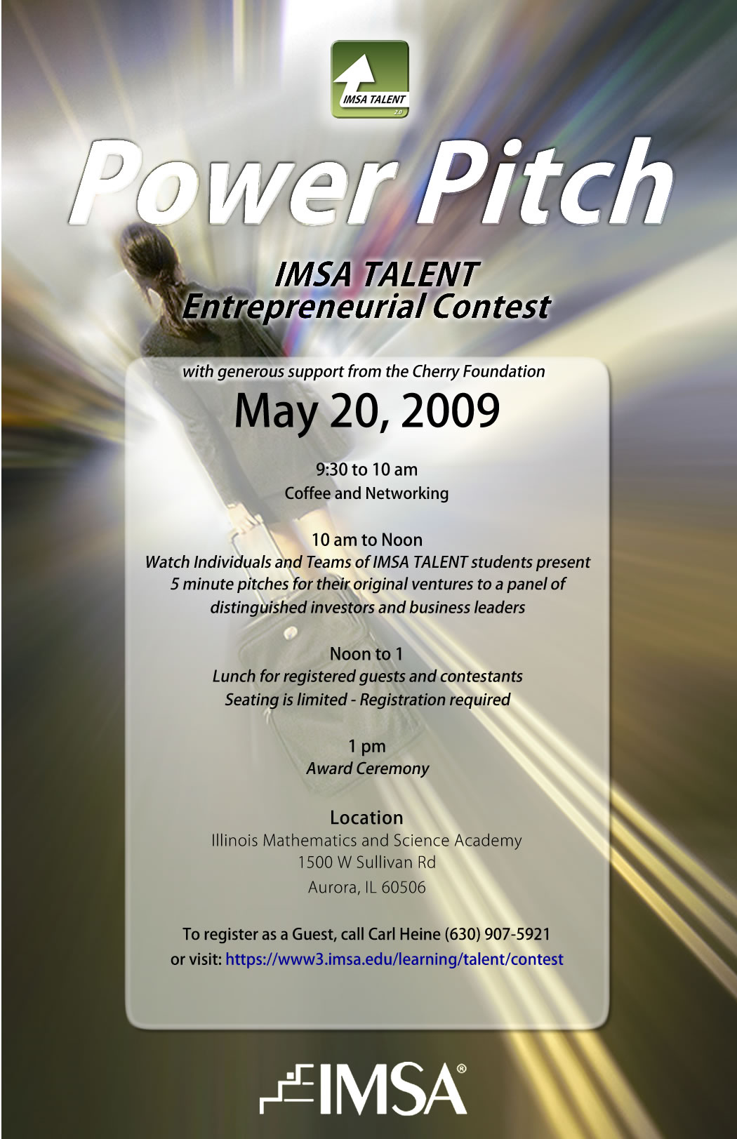 Power Pitch Poster | Illinois Mathematics and Science Academy