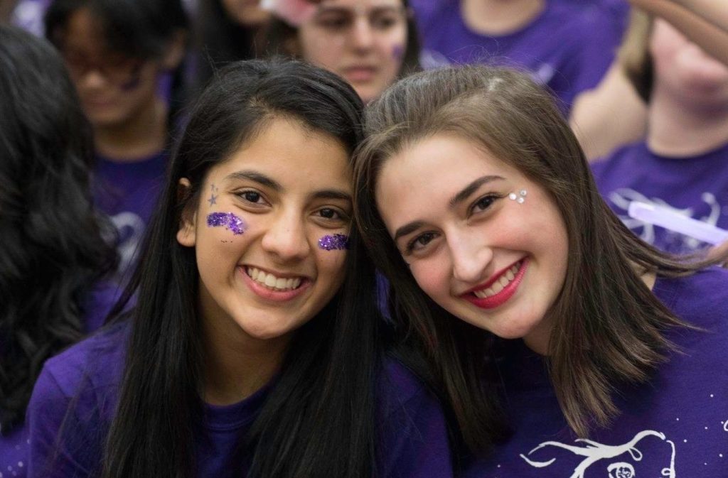 Clash Pep Rally Girls | Illinois Mathematics and Science Academy