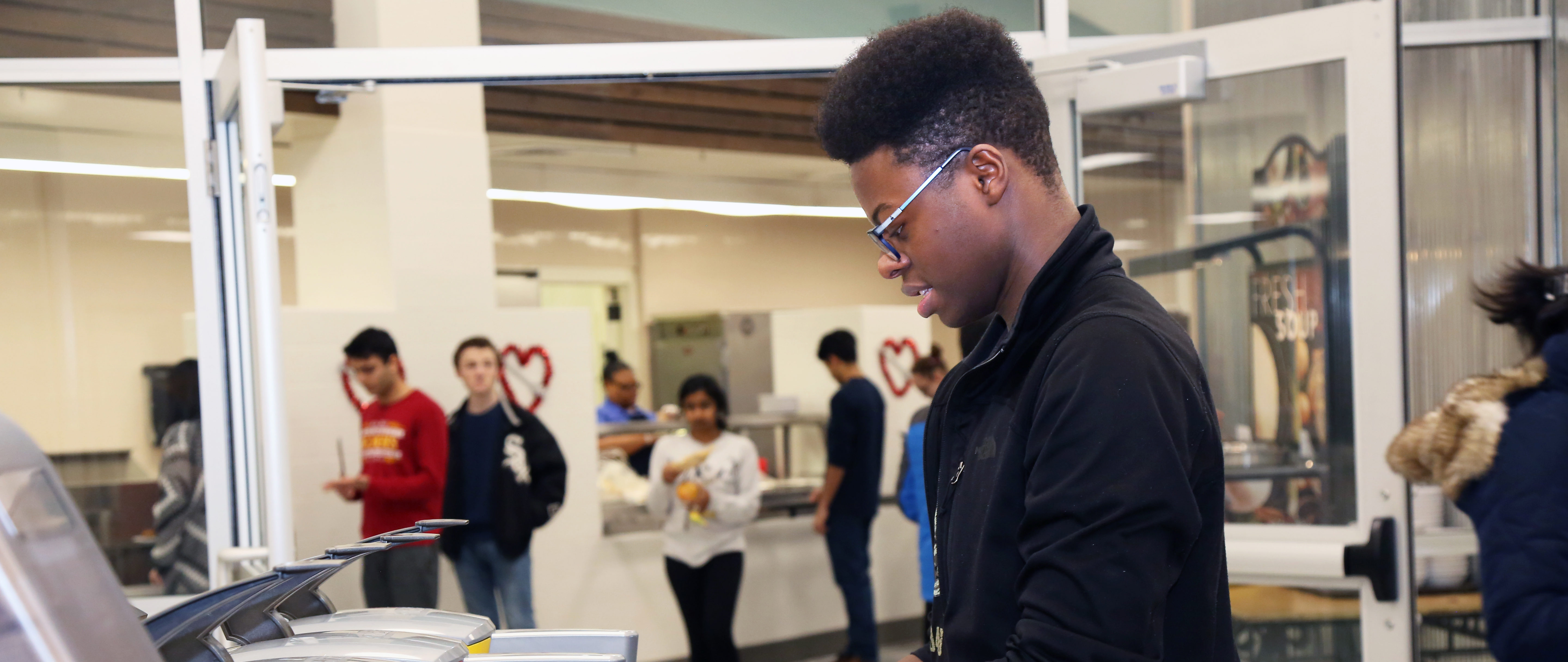 In the Cafeteria at IMSA | Illinois Mathematics and Science Academy